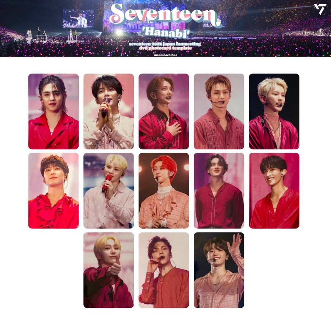 (Incoming) Seventeen Hanabi DVD + Blu-ray Photocards, Hobbies & Toys ...