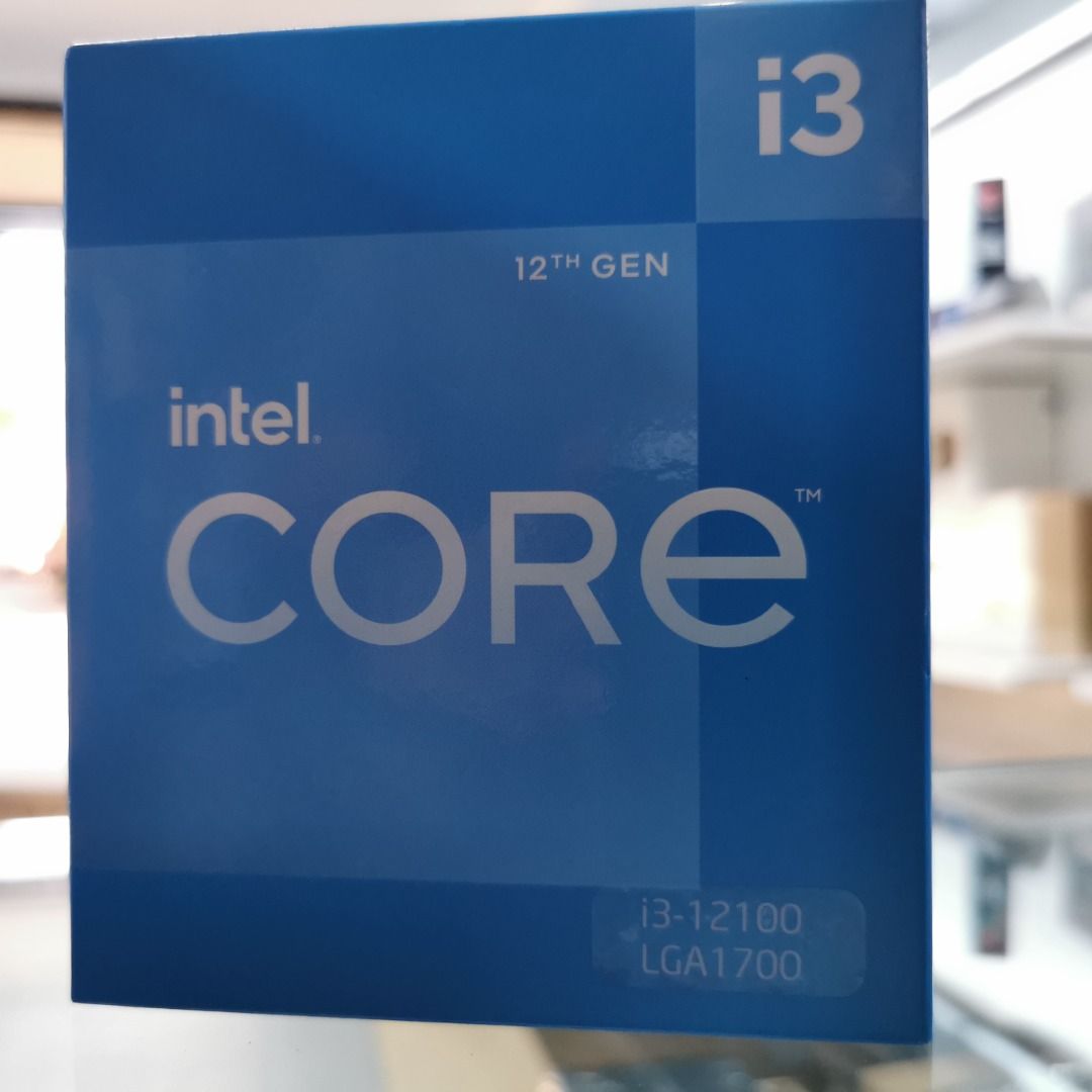 Intel i3 12100 Alder Lake 12th Gen LGA1700 Intel PH Units, Computers ...