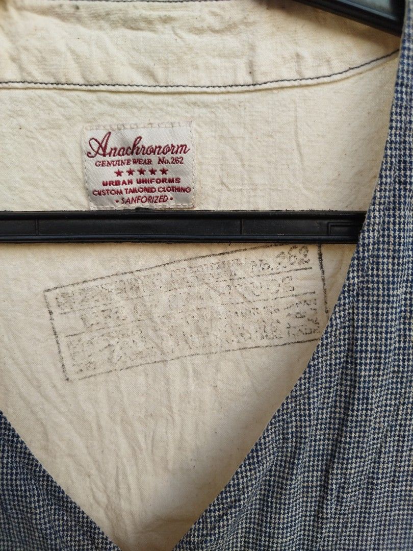 JAPANESE HERITAGE WORKWEAR BRAND ANACHRONORM VEST GENUINE WEAR CUSTOM ...