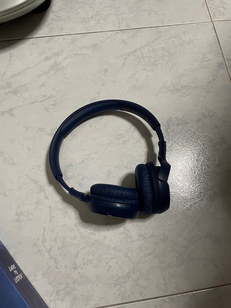 JBL Tune 510 BT Dark Blue Pure Bass Wireless Headphones, Audio ...