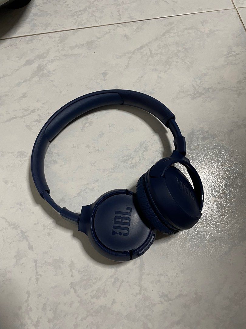 JBL Tune 510 BT Dark Blue Pure Bass Wireless Headphones, Audio ...