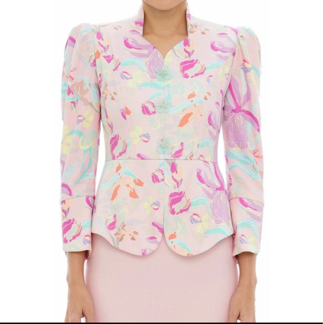 Jovian stella pop raya, Women's Fashion, Muslimah Fashion, Baju Kurung ...