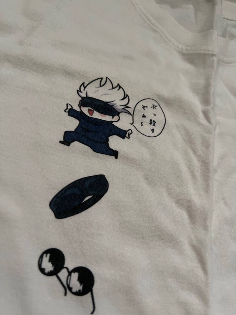 Jujutsu Kaisen Gojo Satoru T-shirt, Men's Fashion, Tops & Sets, Tshirts ...