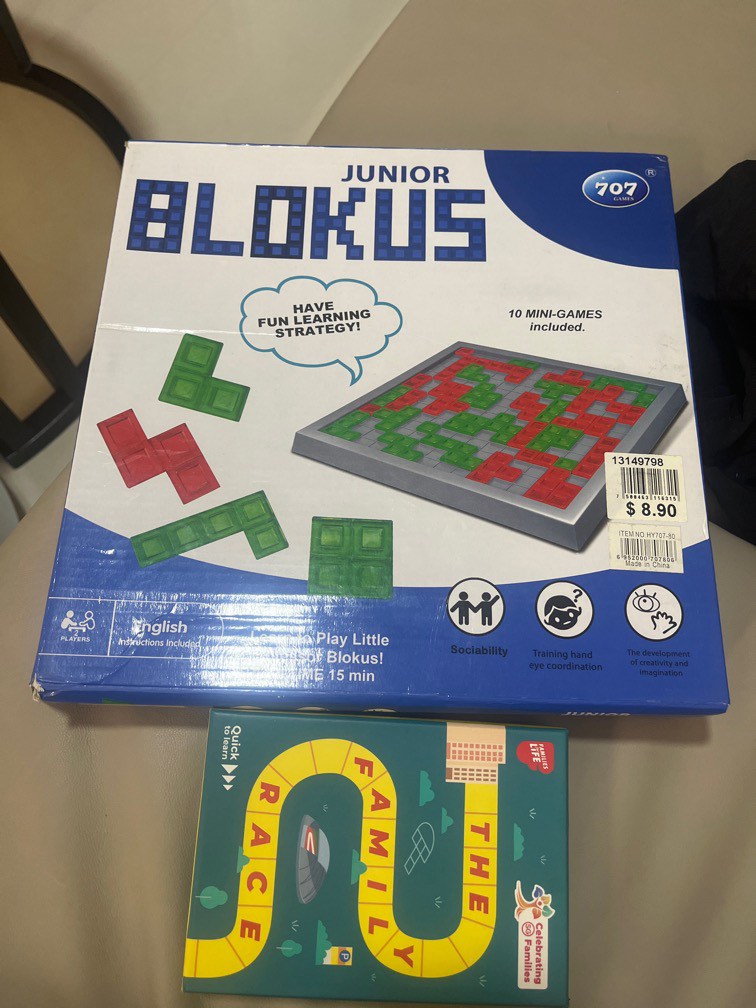 junior Blockus and The family Race, Hobbies & Toys, Toys & Games on ...