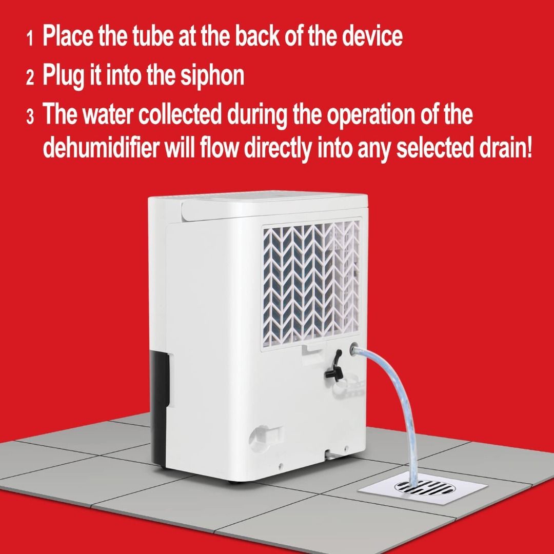 [K0168] Inventor Fresh 12L/Day Dehumidifier, Digital Humidity Display ...