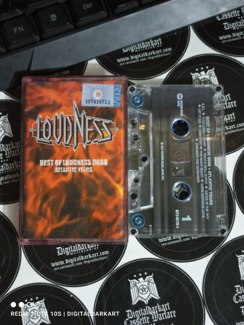Kaset Loudness - Best of Loudness 8688 Atlantic Years 2001, Hobbies ...