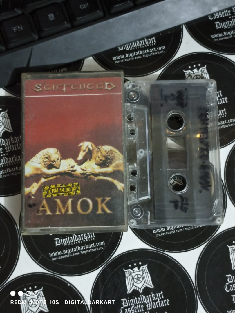 Kaset Sentenced - Amok 1995, Hobbies & Toys, Music & Media, CDs & DVDs ...