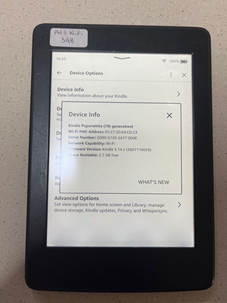 Kindle Paperwhite (7th Gen), Mobile Phones & Gadgets, E-Readers on ...