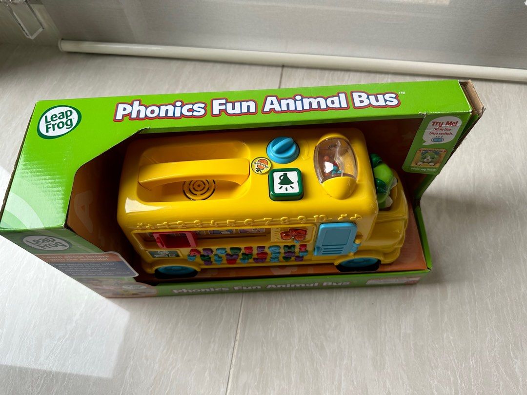 Leap Frog Phonics Fun Animal Bus, Hobbies & Toys, Toys & Games on Carousell