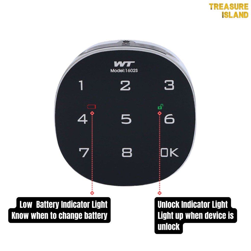 Letter box digital lock / Digital lock for mail box 6 & 8 digits pin ...