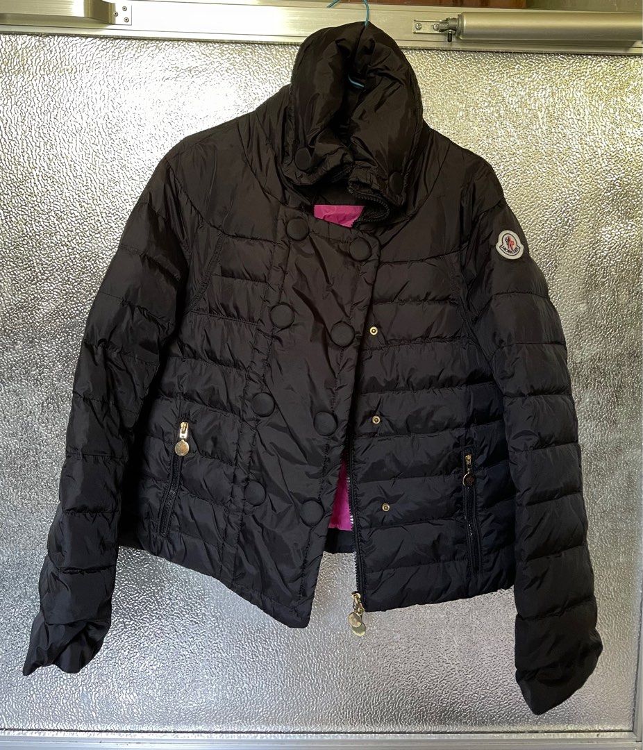 Limited edition Moncler puffer jacket pink inside on Carousell