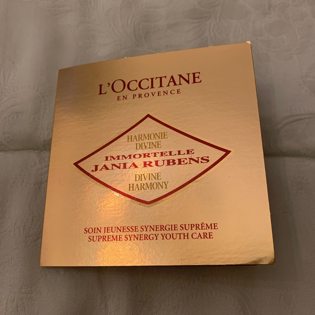 L’Occitane Immortelle & Jania Rubens Divine Harmony Serum and Cream 1ml ...