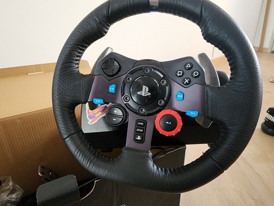 Logitech G29 with Next level foldable stand, Video Gaming, Video Games ...