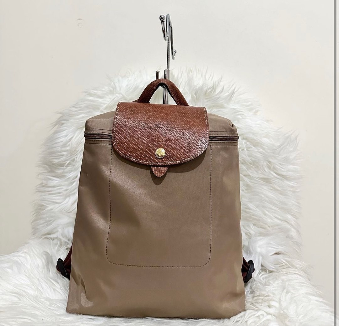 Longchamp backpack in Light Brown, Women's Fashion, Bags & Wallets ...