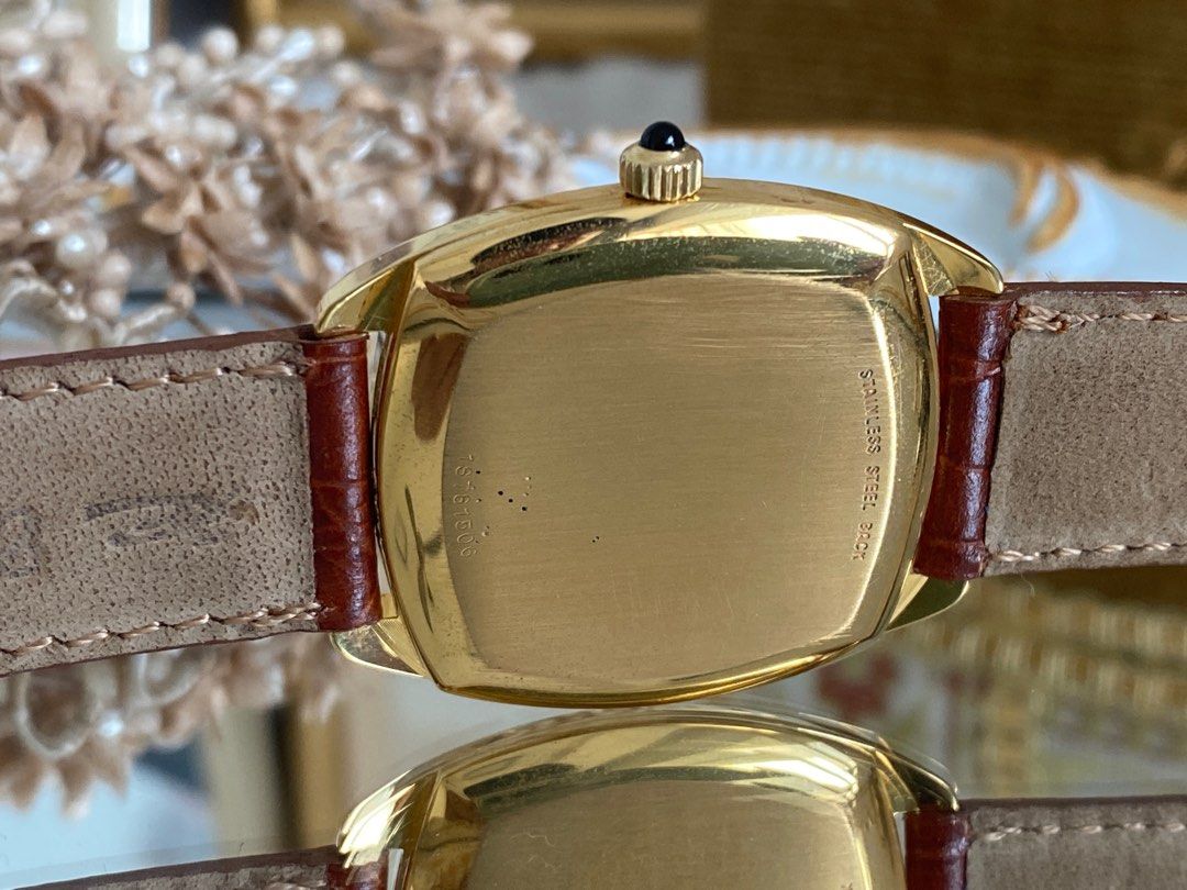 Longines Authentic Automatic Mechanical Wrist Watch For amen Newly Gold ...