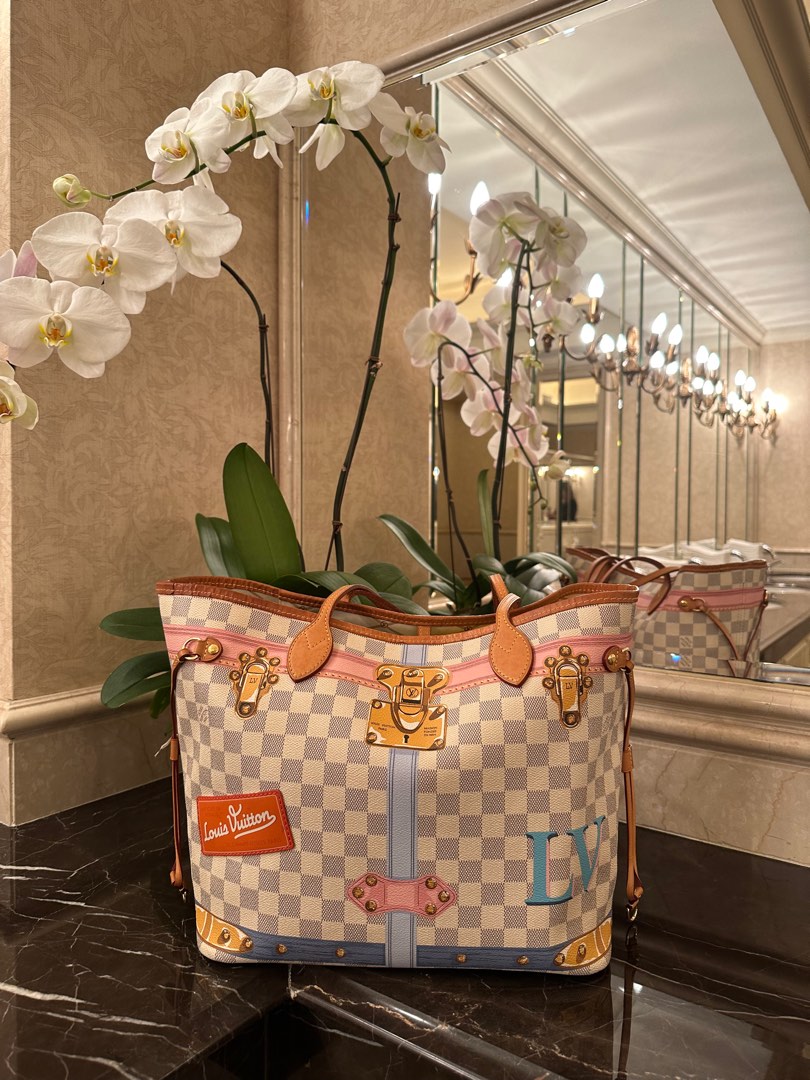 LV azur neverfull limited edition TRUNK on Carousell
