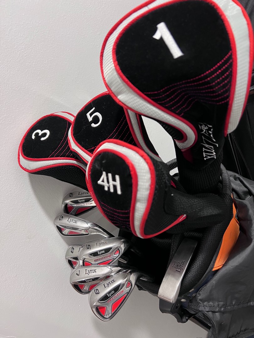Lynx Predator Man beginner Golf set with bag, Sports Equipment, Sports ...