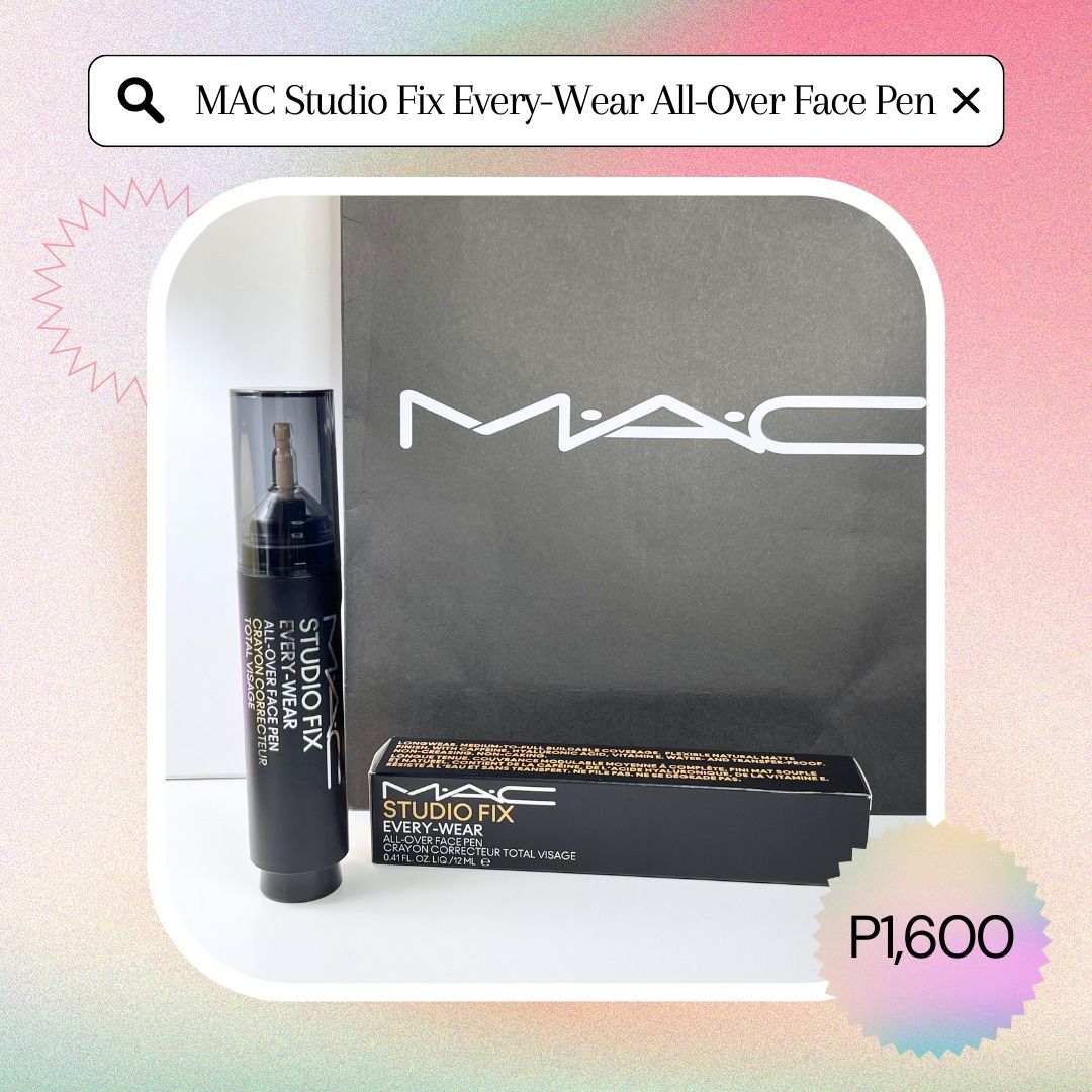 MAC Studio Fix Every-Wear All-Over Face Pen, Beauty & Personal Care, Face, Makeup on Carousell