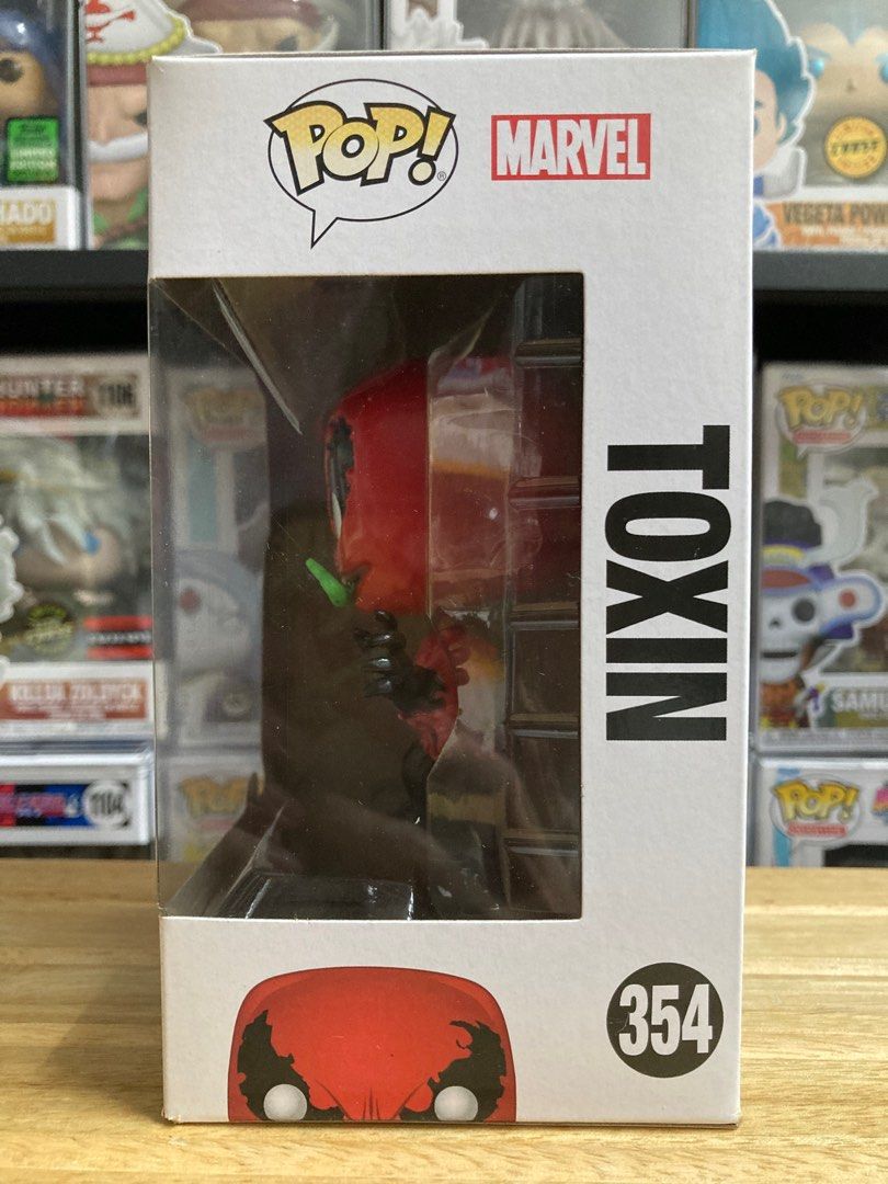 Marvel Symbiote Toxin Funko Pop, Hobbies & Toys, Toys & Games on Carousell