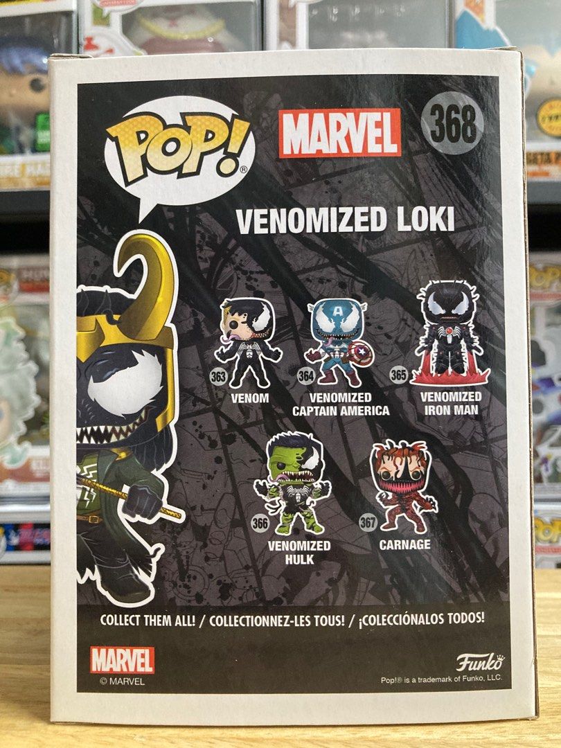 Marvel Venomized Loki Funko Pop, Hobbies & Toys, Toys & Games on Carousell