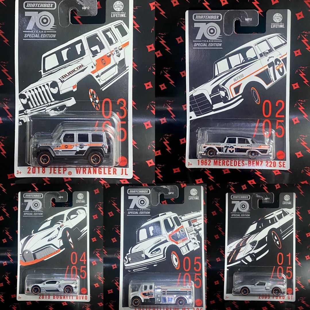 Matchbox 70 Years Special Edition > Hot Wheels size > Ford GT ...