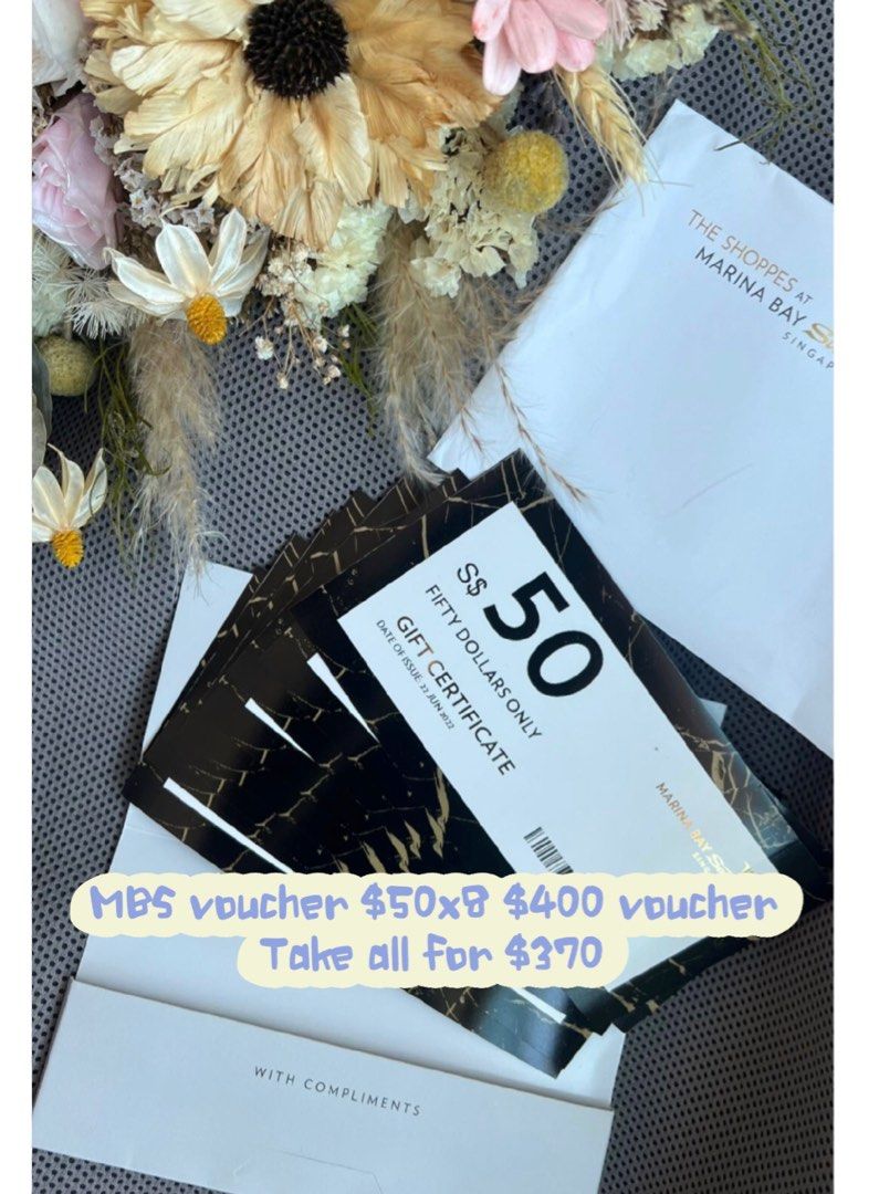MBS Voucher, Tickets & Vouchers, Vouchers on Carousell