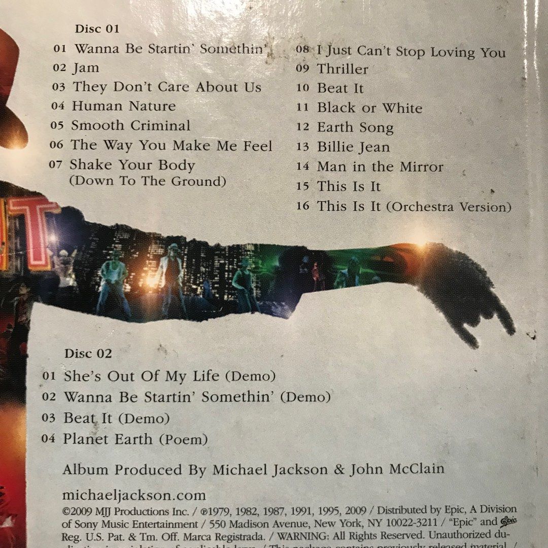 Michael Jackson Double Disc CD (Box Aus), Hobbies & Toys, Music & Media ...