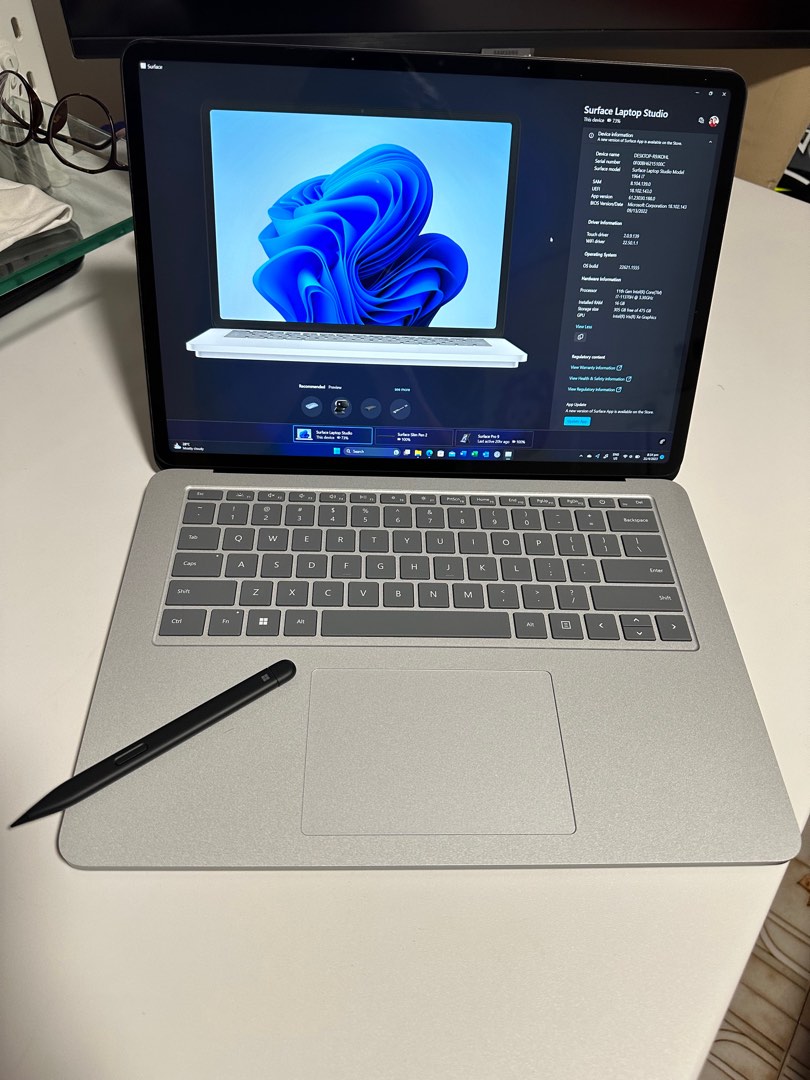 Microsoft Studio Surface NoteBook 14” (512Gb) Sliver, Computers & Tech ...