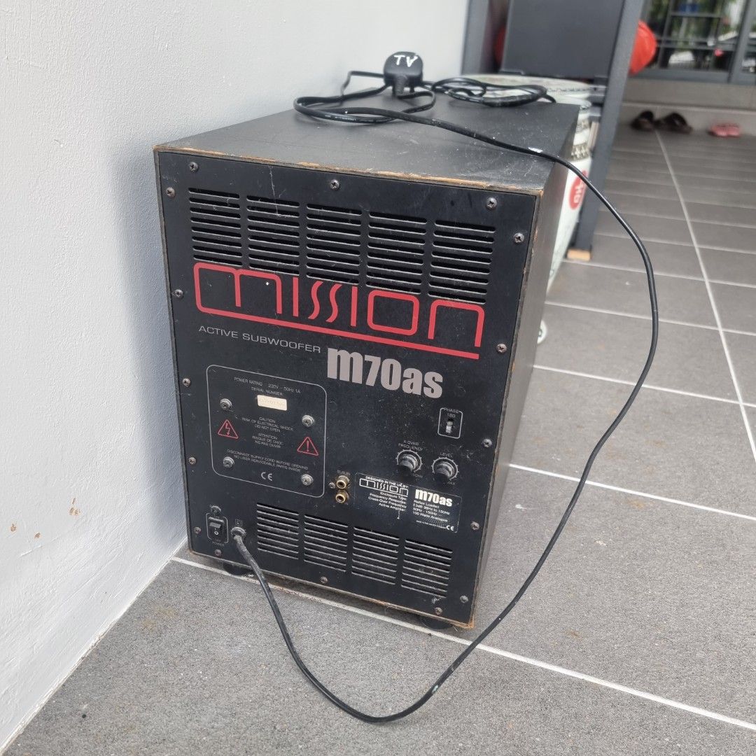 Mission m70as subwoofer, Audio, Soundbars, Speakers & Amplifiers on ...