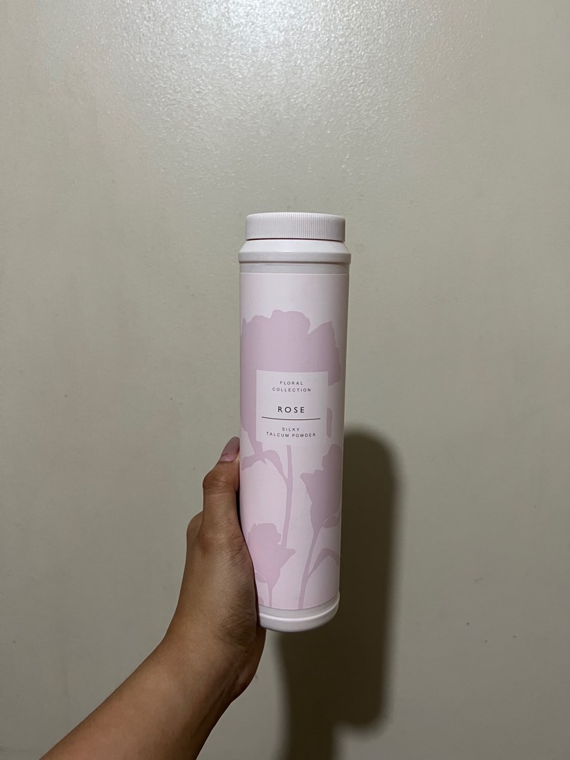 M&S Rose Silky Talcum Powder 200g on Carousell