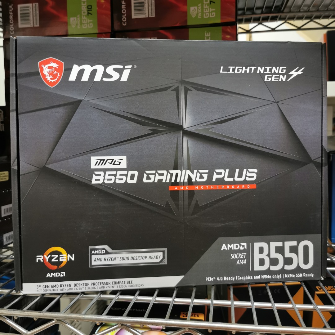 MSI MPG B550 Gaming Plus B550 Ryzen AM4 ATX Motherboard MSI Philippines ...