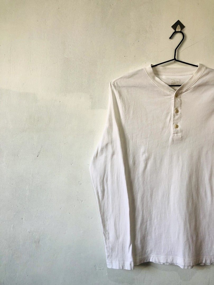 MUJi Quarter Button Down Pullover, Men's Fashion, Tops & Sets, Tshirts ...