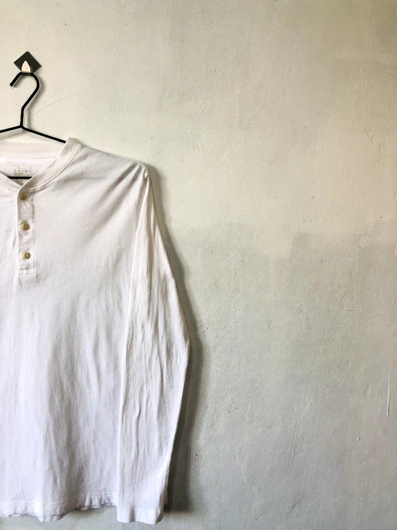 MUJi Quarter Button Down Pullover, Men's Fashion, Tops & Sets, Tshirts ...