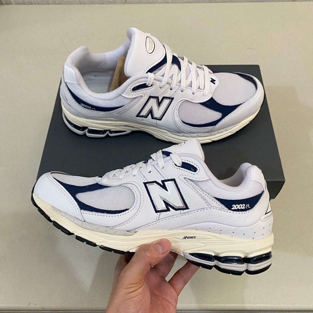 New Balance 2002R White Indigo, Men's Fashion, Footwear, Sneakers on ...