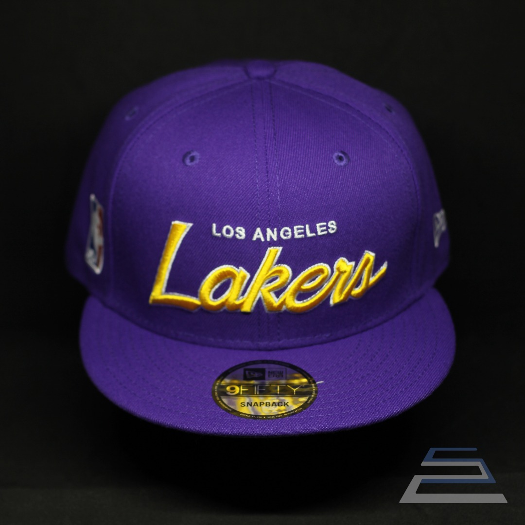 New Era Los Angeles Lakers Script 9Fifty on Carousell