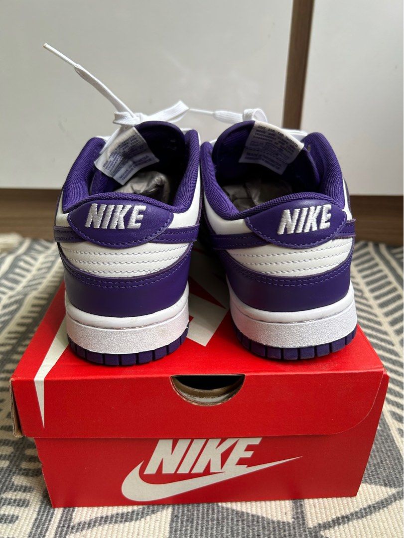 Nike Dunk Low Court Purple, Men's Fashion, Footwear, Sneakers on Carousell