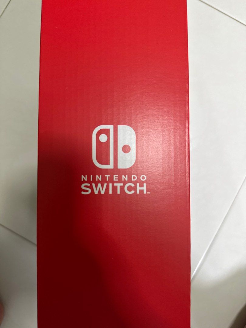 Nintendo Switch Console (OLED) red/blue, Video Gaming, Video Game ...