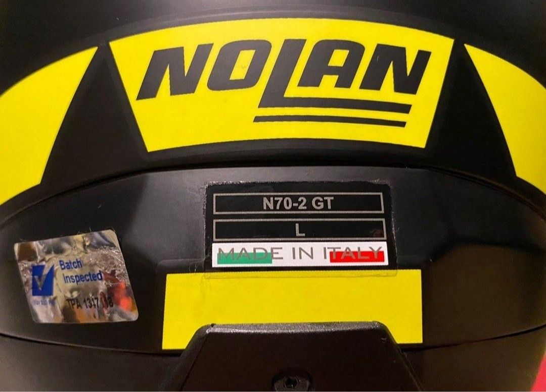 Nolan N70-2 GT Limited Edition Black and Yellow Modular Helmet ...