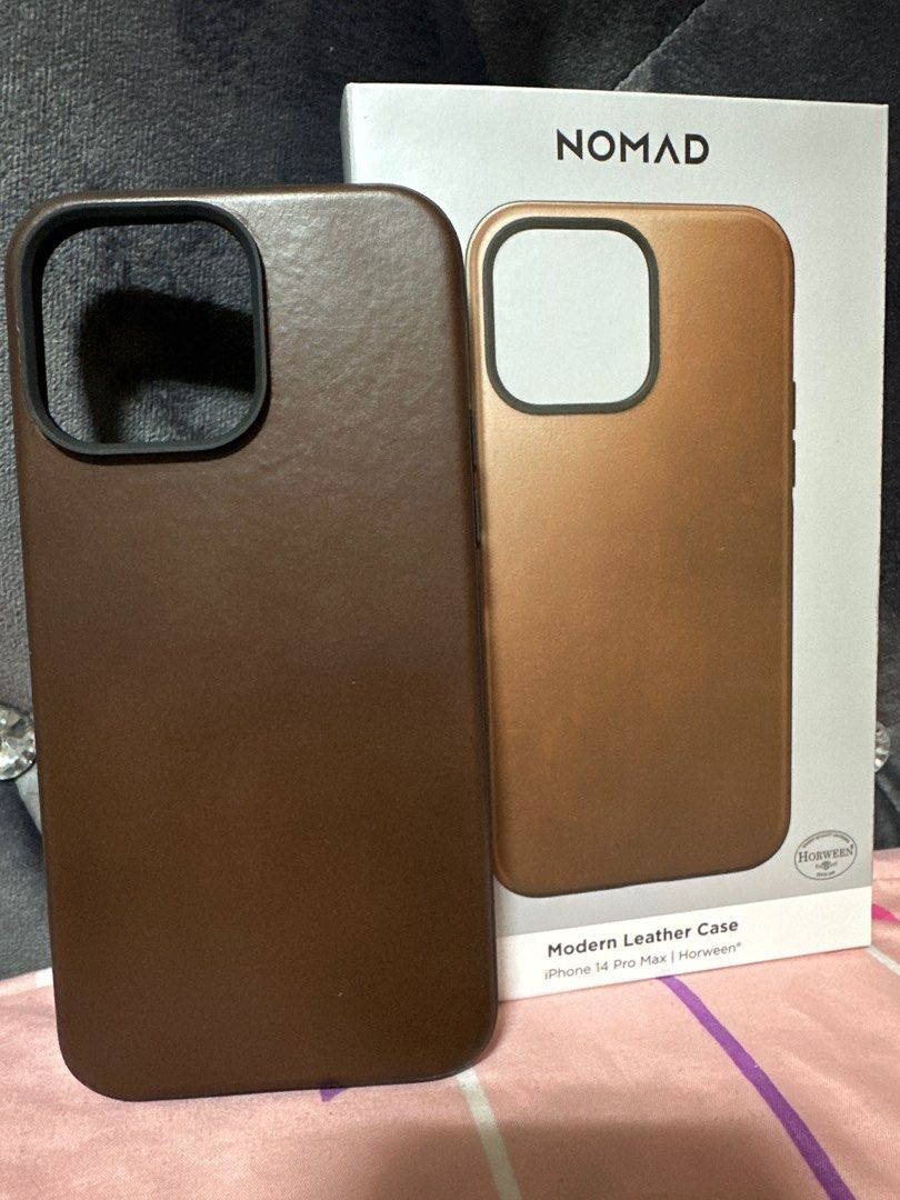 Nomad horween leather case 14 pro max, Mobile Phones & Gadgets, Mobile & Gadget Accessories ...