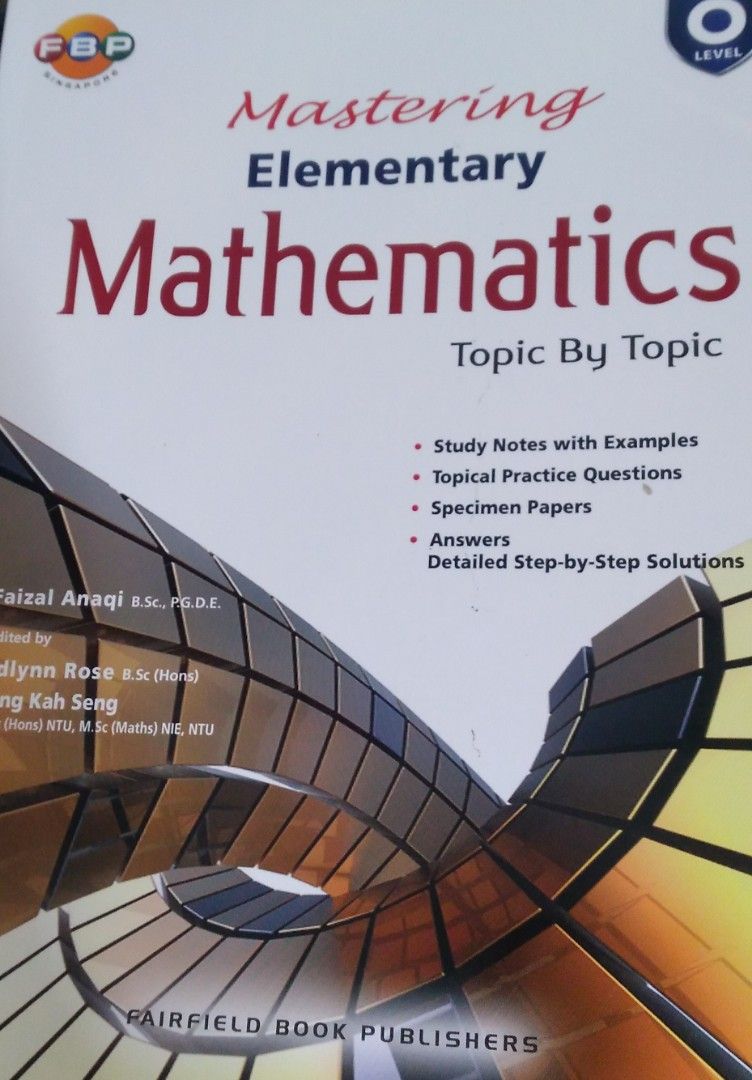 O level emaths mathematics assessment book* read description *, Hobbies & Toys, Books ...