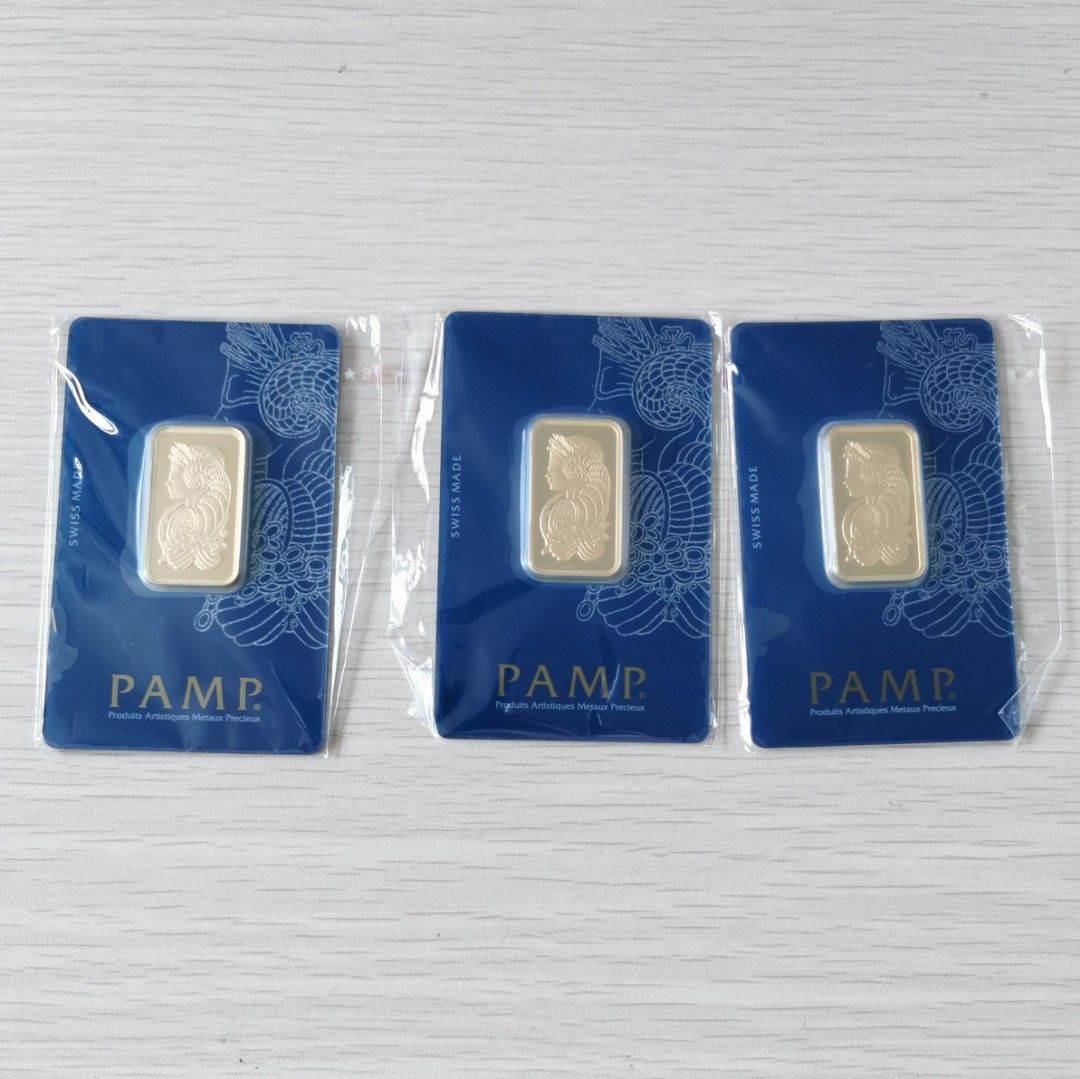 Pamp Suisse 20g 999.9 Gold Bar with Cert (Left 1 pcs), Men's Fashion ...