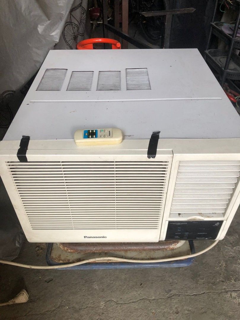 Panasonic 1hp window type aircon, TV & Home Appliances, Air ...