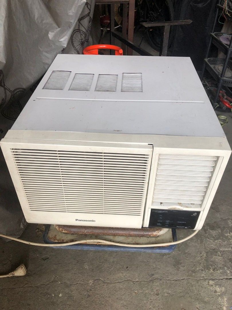 Panasonic 1hp window type aircon, TV & Home Appliances, Air ...