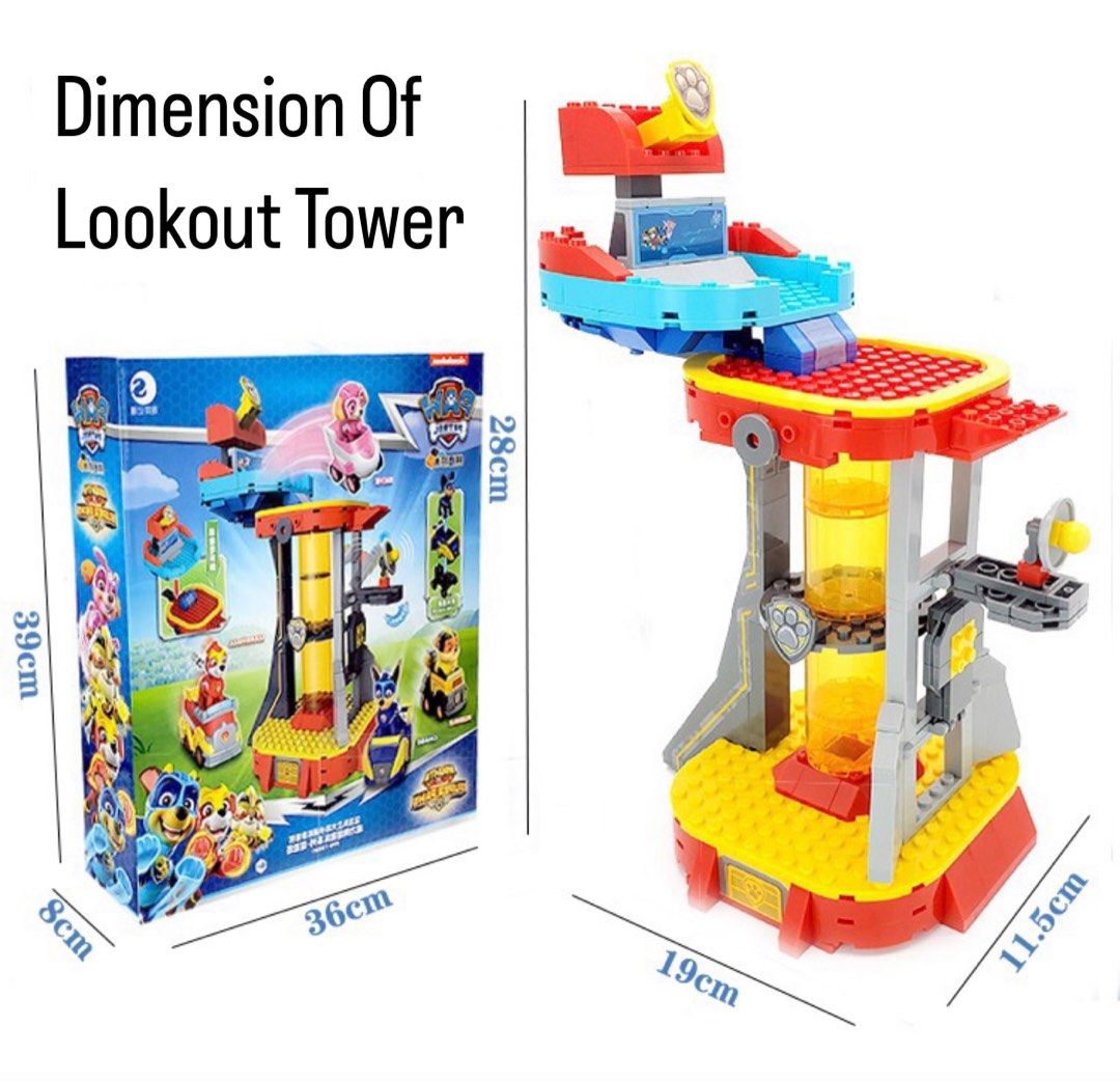 Paw Patrol Mighty Pups Lookout Tower, Hobbies & Toys, Toys & Games on ...