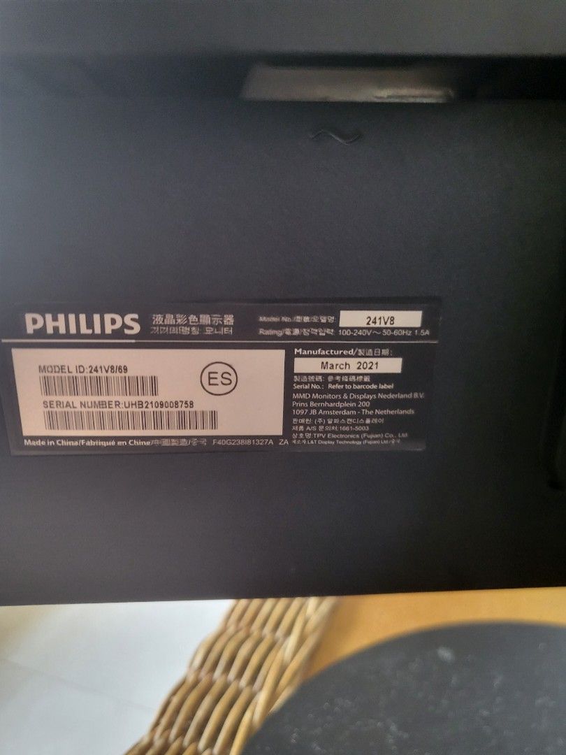 Philips Monitor Screen, Computers & Tech, Parts & Accessories, Monitor ...