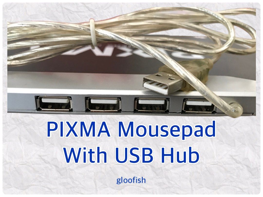 PIXMA Mousepad With USB Hub, Computers & Tech, Parts & Accessories ...