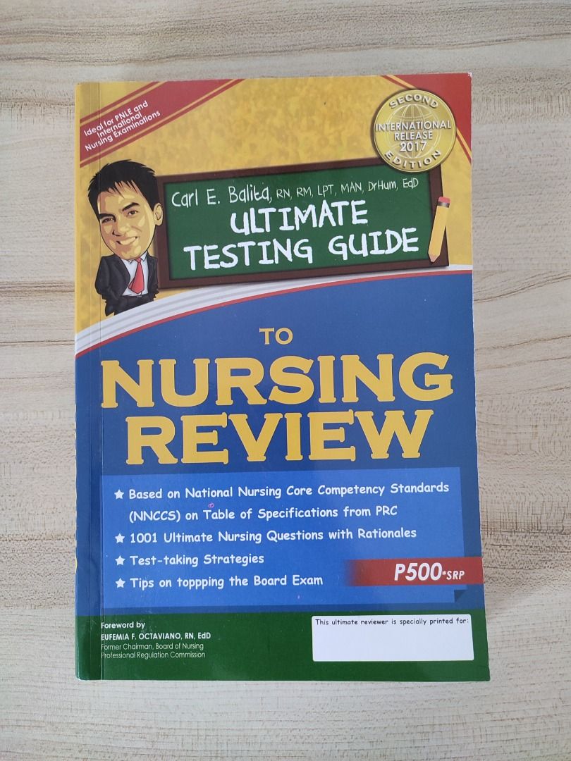 PNLE NURSING REVIEWER, Hobbies & Toys, Books & Magazines, Textbooks on Carousell