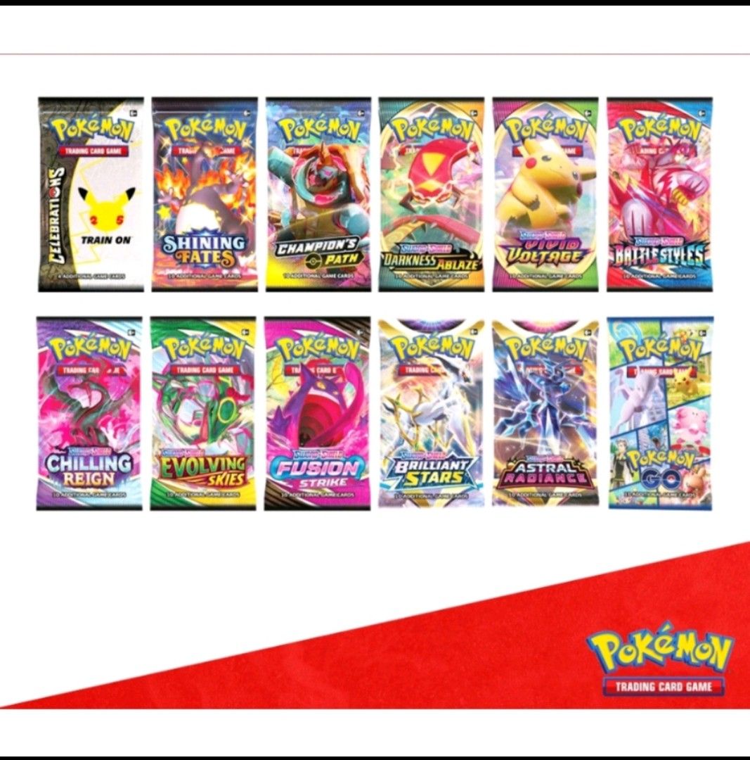 Pokemon Booster Packs, Hobbies & Toys, Toys & Games on Carousell