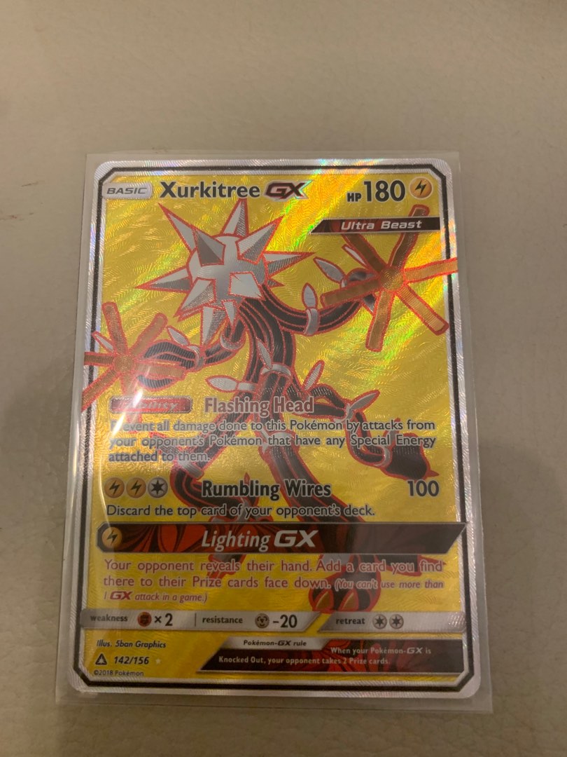 Pokemon Card Xurkitree GX #142 Pokemon Ultra Prism, 興趣及遊戲, 收藏品及紀念品, 古董 ...