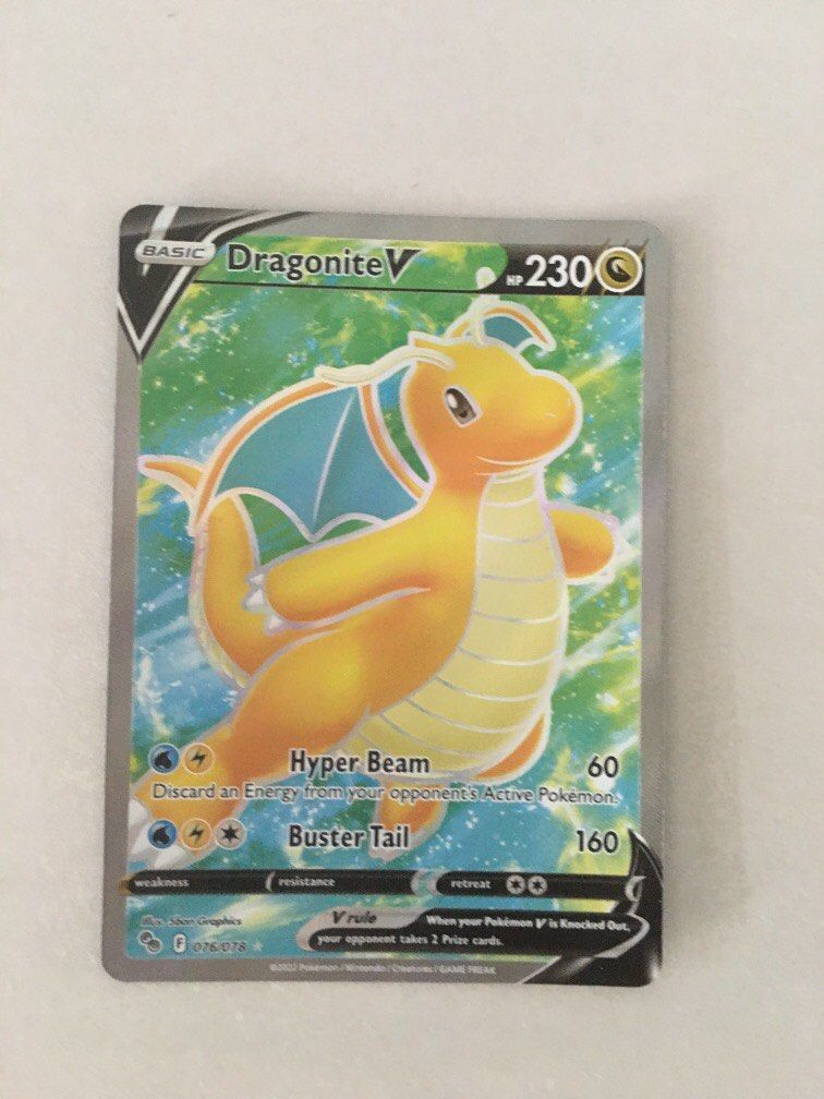 Pokemon cards dragonite v eternatus vmax Lugia v lost origin silver ...